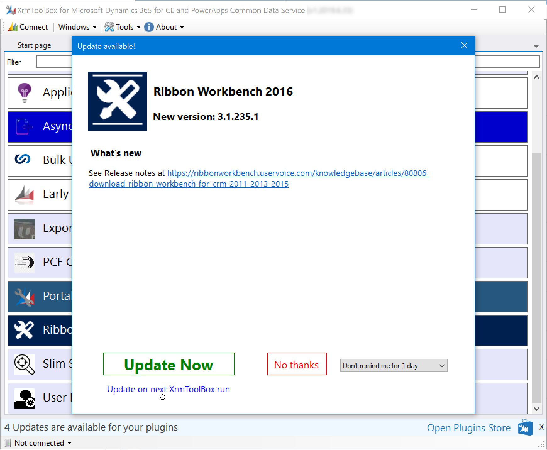 XrmToolBox v1.2019.7.34 · XrmToolBox XrmToolBox v1.2019.7.34 · XrmToolBox